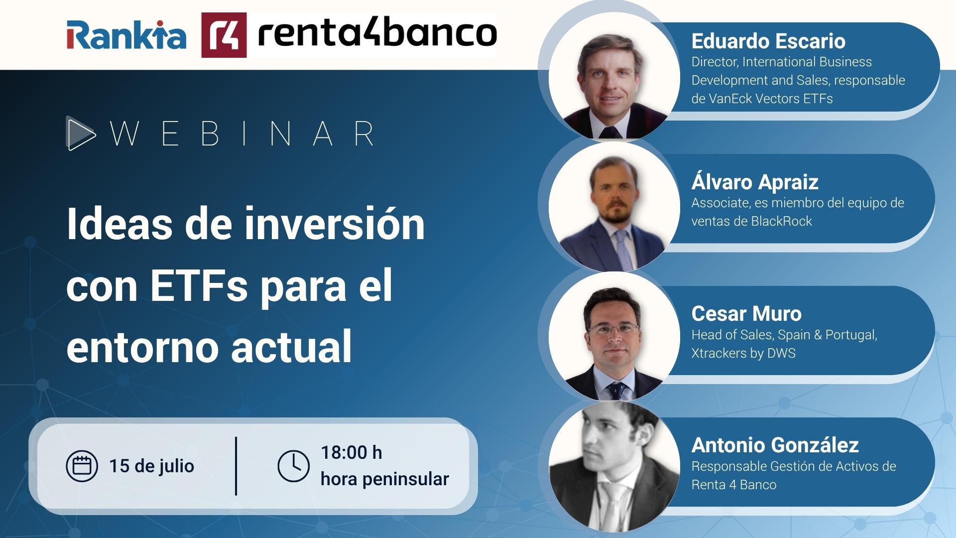 Ideas de inversión con ETFs para el entorno actual