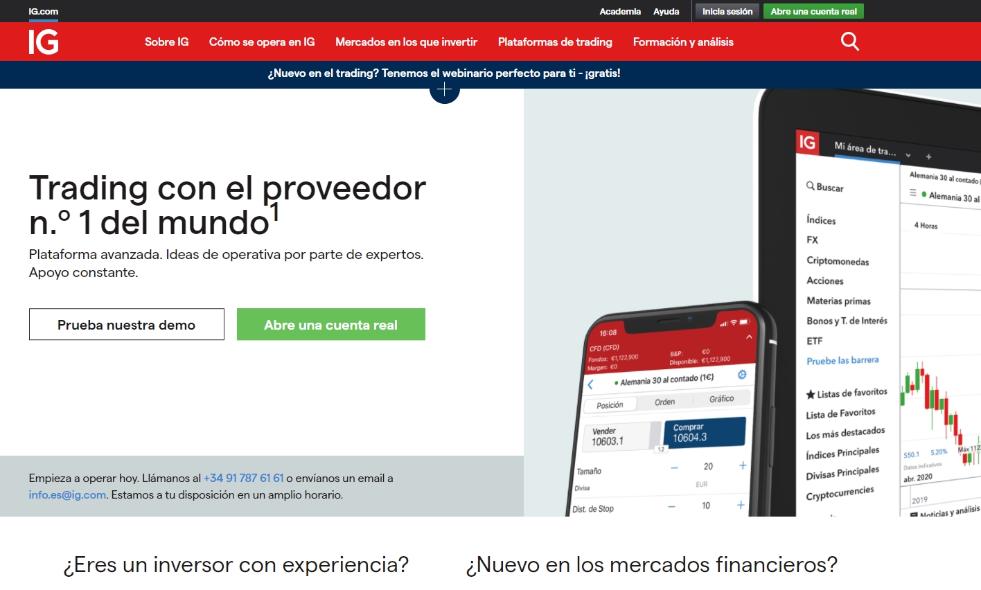 IG Markets España opiniones [2023] | Seguridad, plataforma, spreads y ...