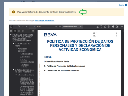 Declaración de Actividad Económica (BBVA) - Rankia